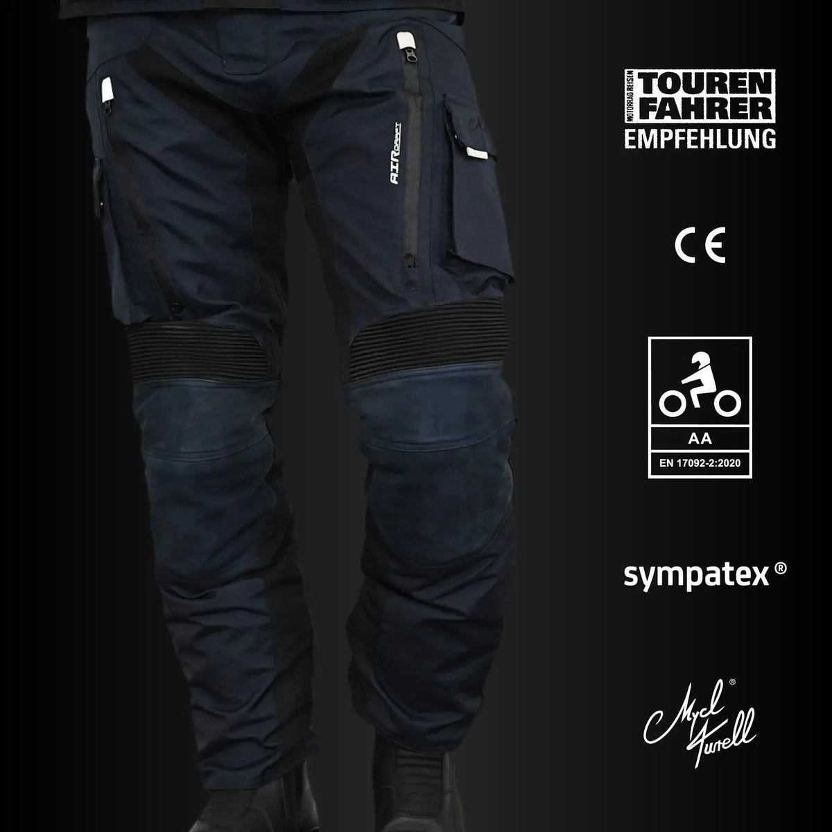 TransAlpin HighPro 2in1 motorcycle pants – Mycl Turell